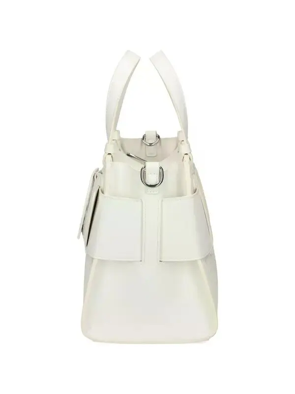 Armani Exchange Logo-detail Tote Bag - White