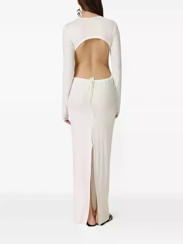 PNK Backless Slit Maxi Dress