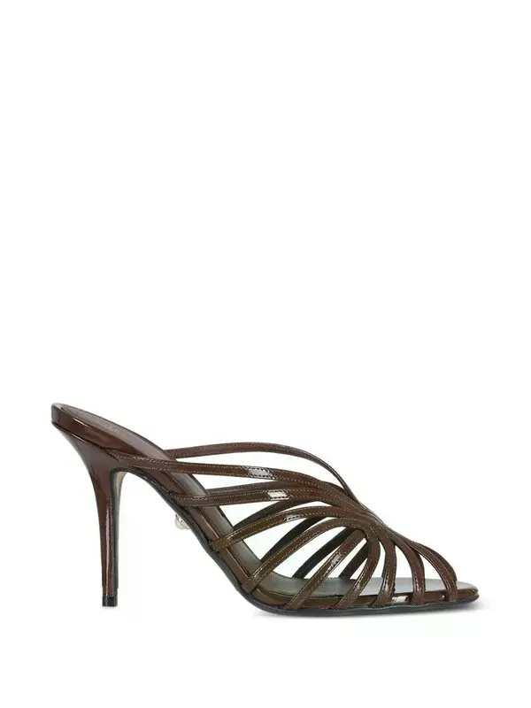 ALEVI MILANO Strappy Pearl Pumps - Brown