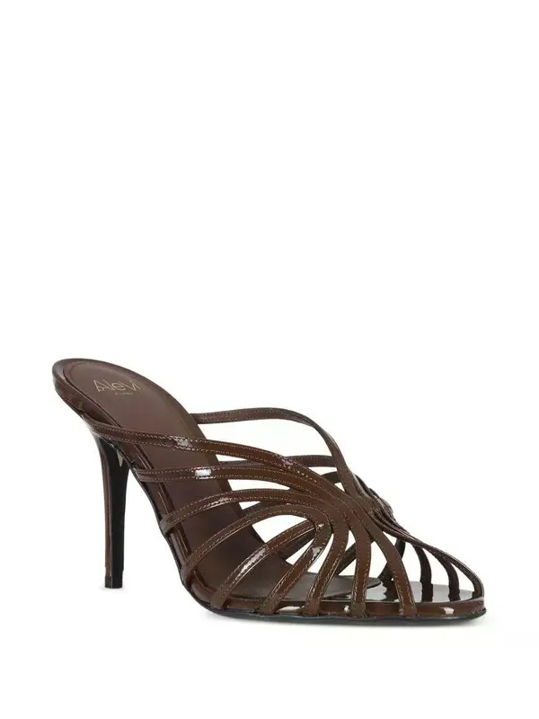 ALEVI MILANO Strappy Pearl Pumps - Brown