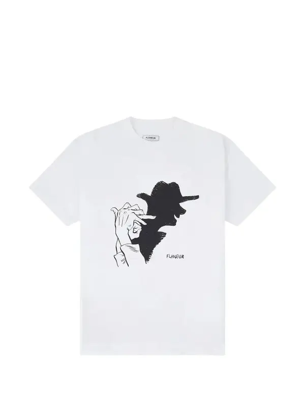 FLANEUR Shadow Play T-shirt - White