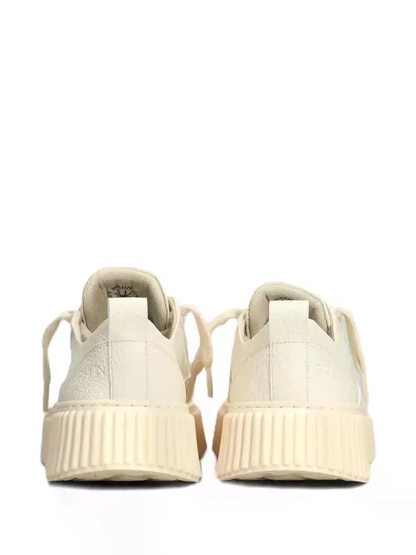 RHUN Leather Flatform Sneakers - Neutrals