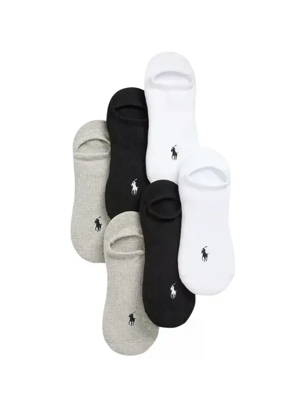 Polo Ralph Lauren Logo Low Socks - White