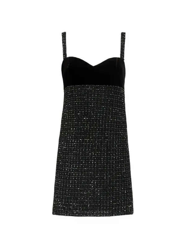 Costarellos Aphra Beaded Mini Dress