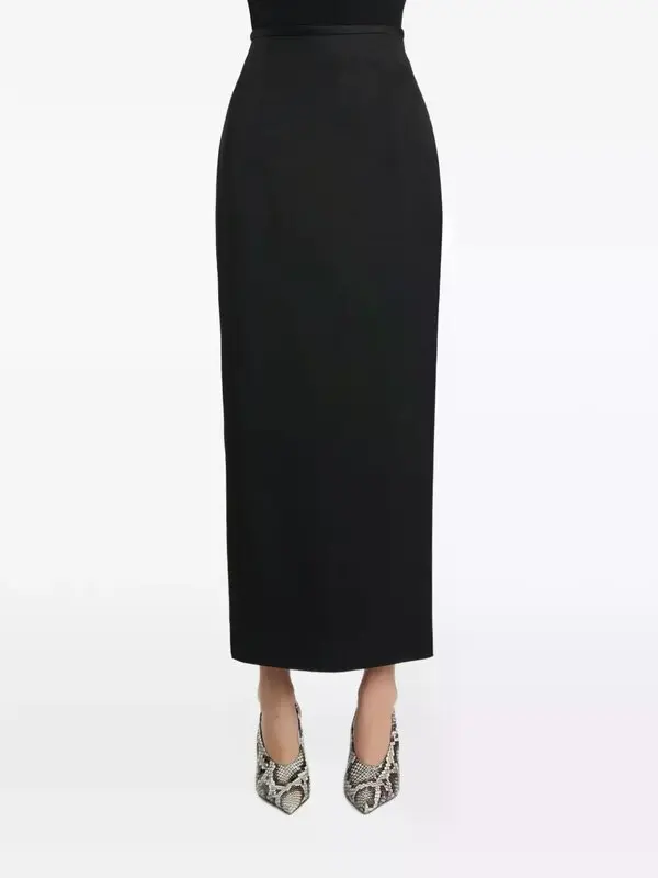 Khaite Elongated Pencil Skirt - Black