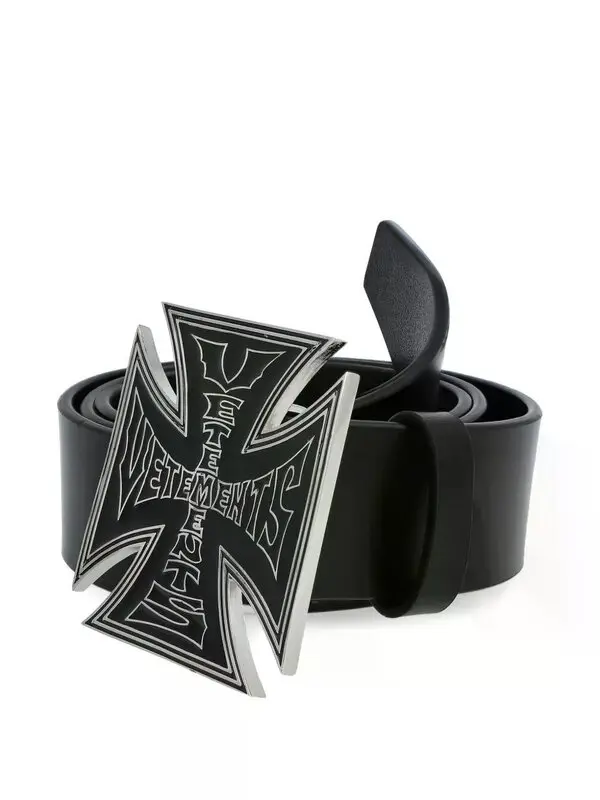 Vetements Cross-logo Belt