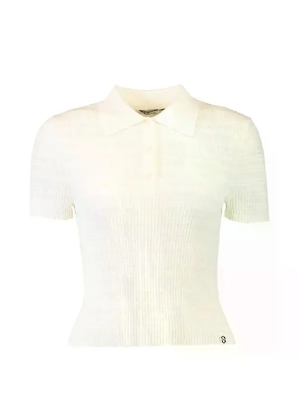 Simkhai Averie Knitted Polo Shirt
