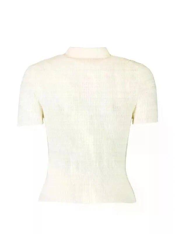 Simkhai Averie Knitted Polo Shirt