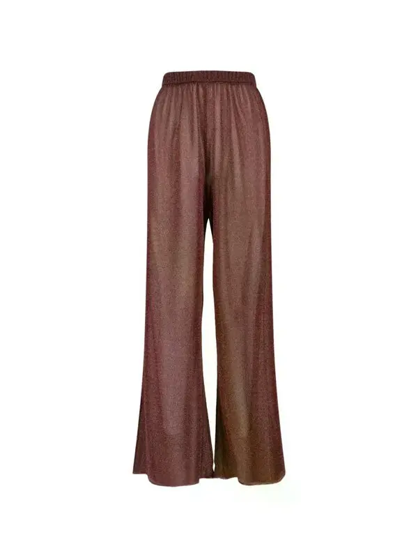 Oseree Lumière Elasticated Trousers - Brown