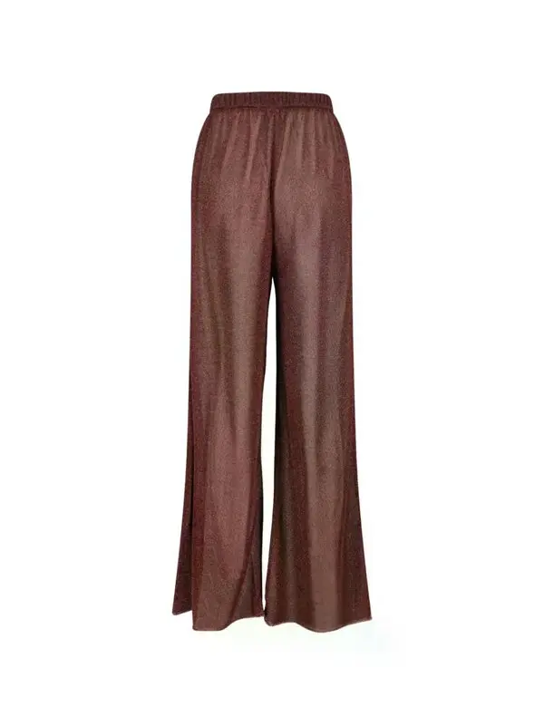 Oseree Lumière Elasticated Trousers - Brown