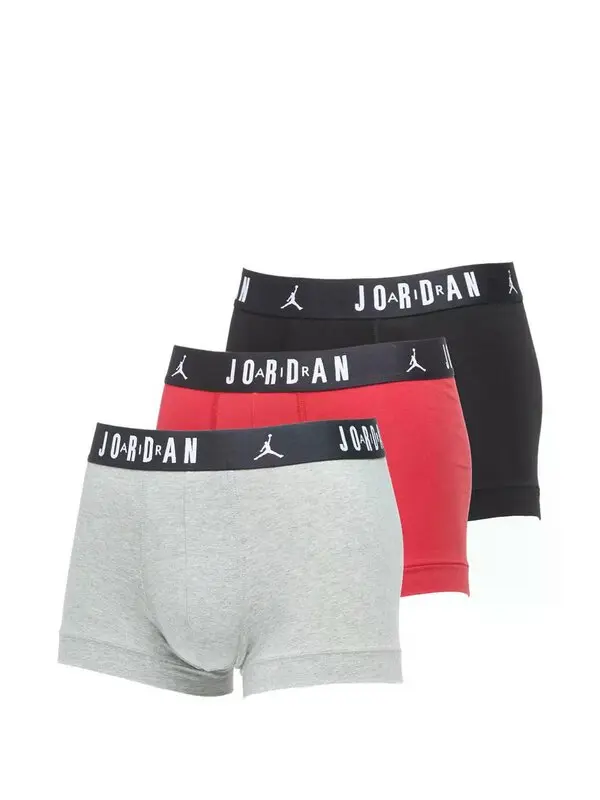 JORDAN Elastic-waist Boxers Set - Black