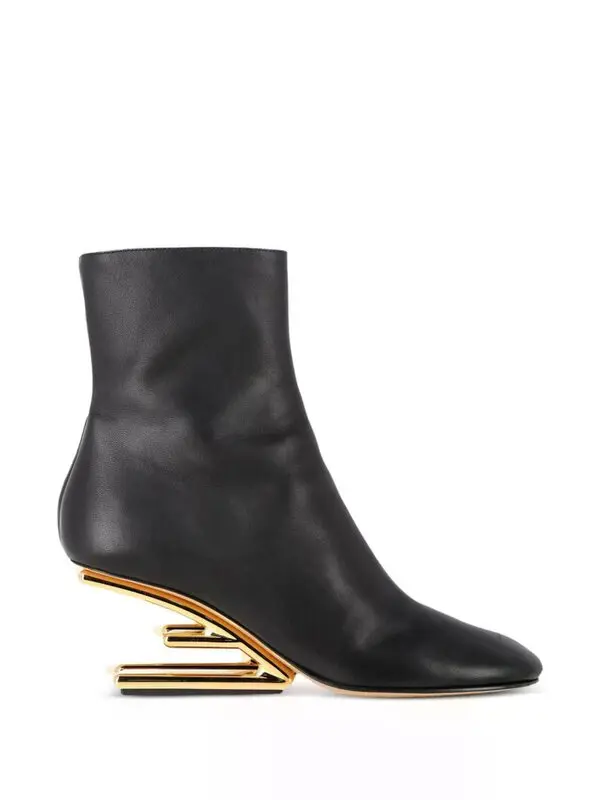 Fendi Leather Ankle Boots