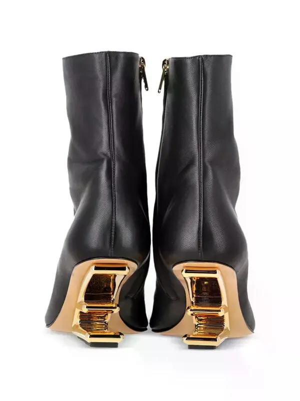 Fendi Leather Ankle Boots