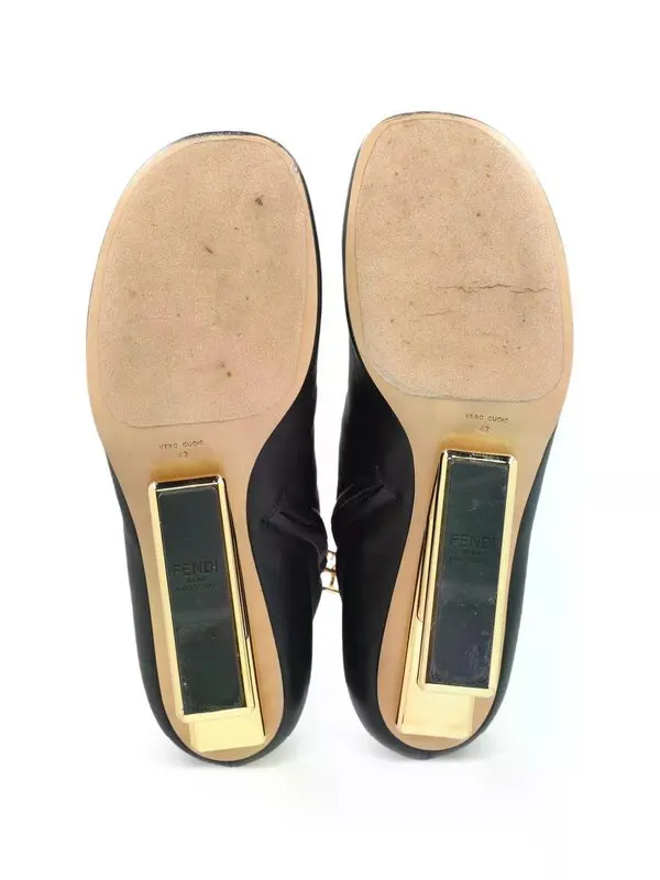 Fendi Leather Ankle Boots