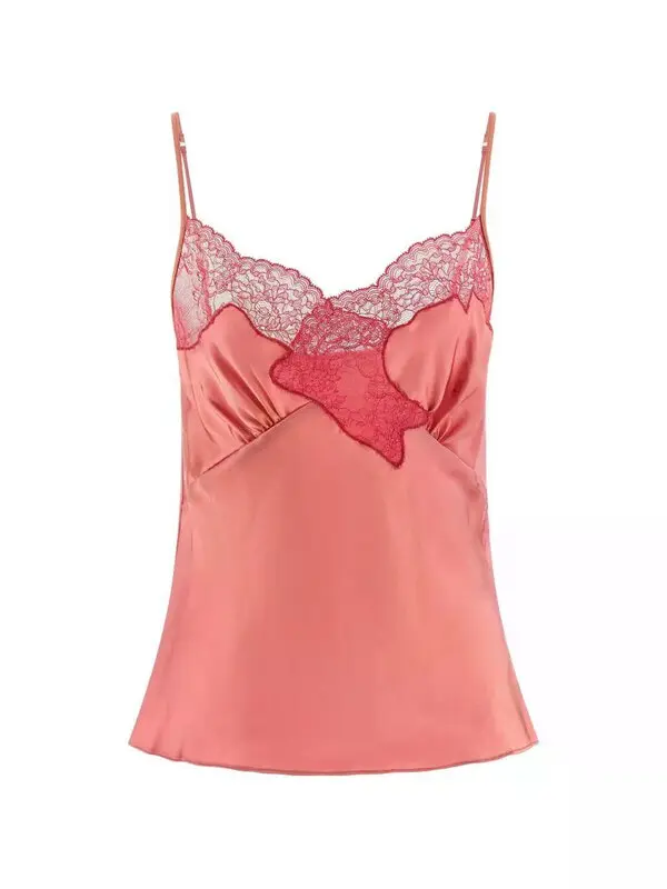 VAILLANT Lace-detailed Top - Pink