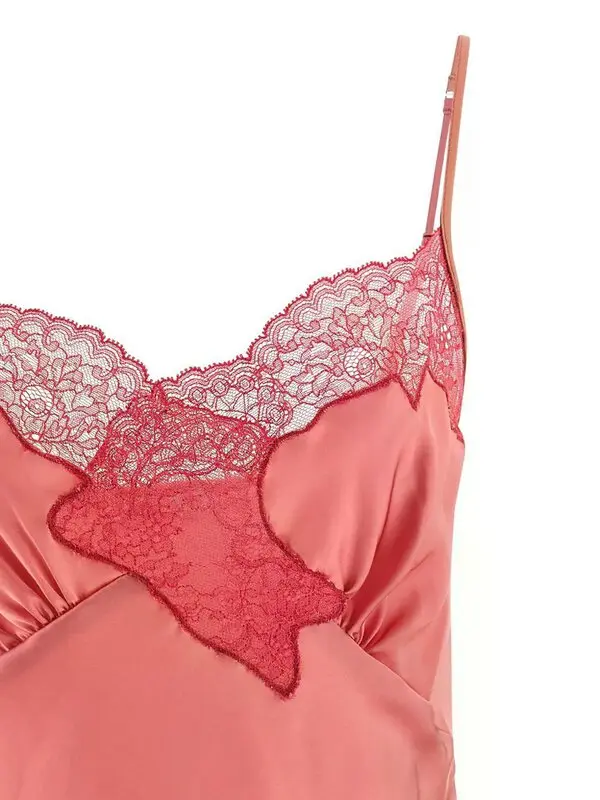VAILLANT Lace-detailed Top - Pink