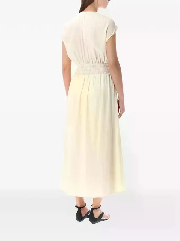 SESSUN Galiane Smocked Dress - Neutrals
