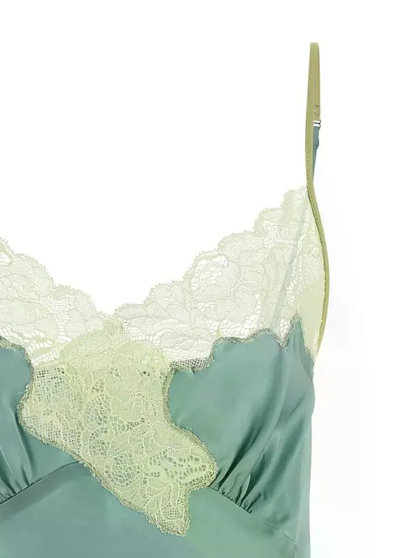VAILLANT Lace-detail Top - Blue