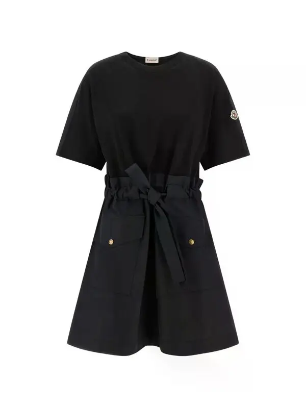 Moncler Belted Mini Dress - Black