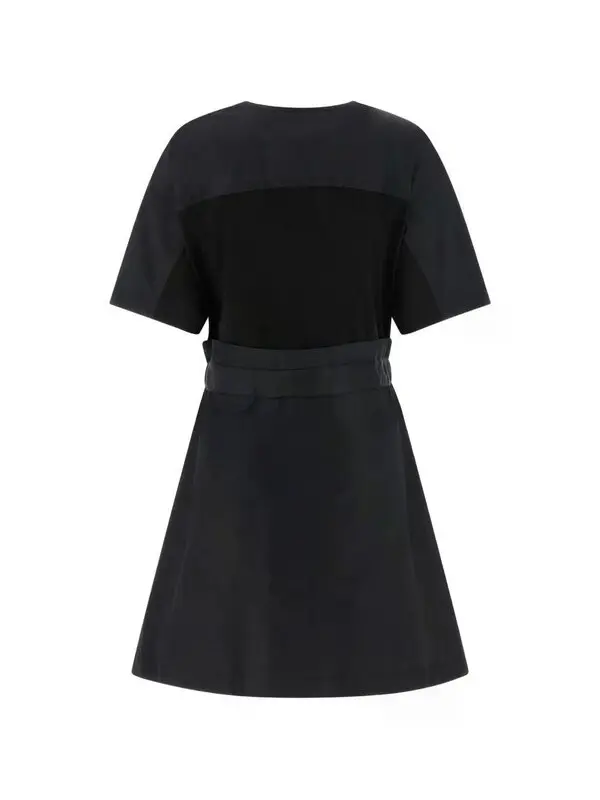 Moncler Belted Mini Dress - Black