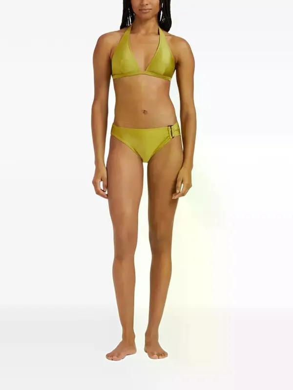 Vilebrequin Ring-detail Bikini Bottom - Green