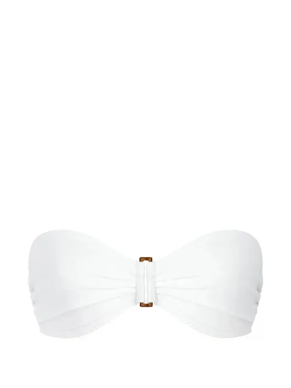 Vilebrequin Ring-detail Bandeau Bikini Top - White