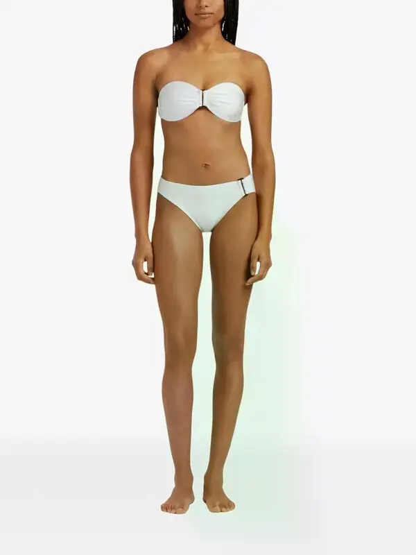Vilebrequin Ring-detail Bandeau Bikini Top - White