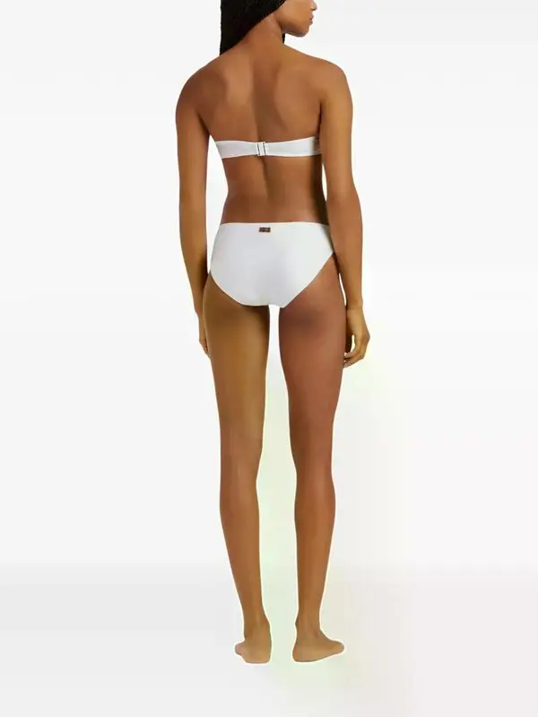 Vilebrequin Ring-detail Bandeau Bikini Top - White