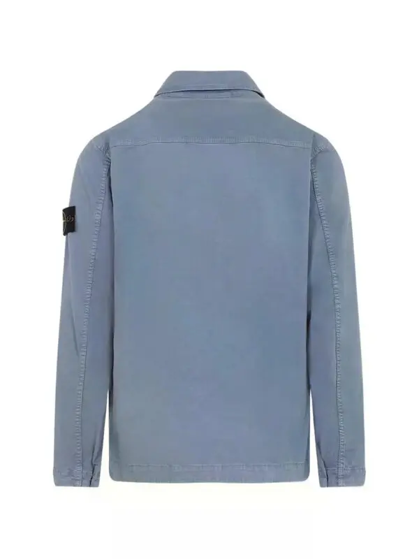 Stone Island Button-pocket Shirt - Blue