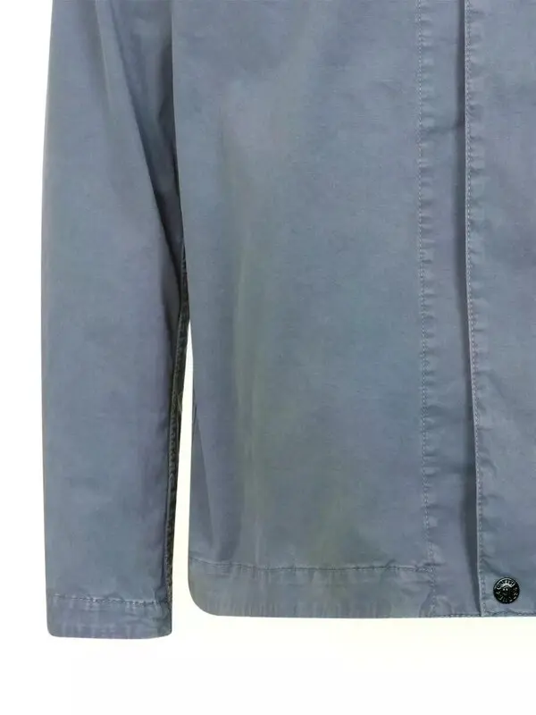 Stone Island Button-pocket Shirt - Blue