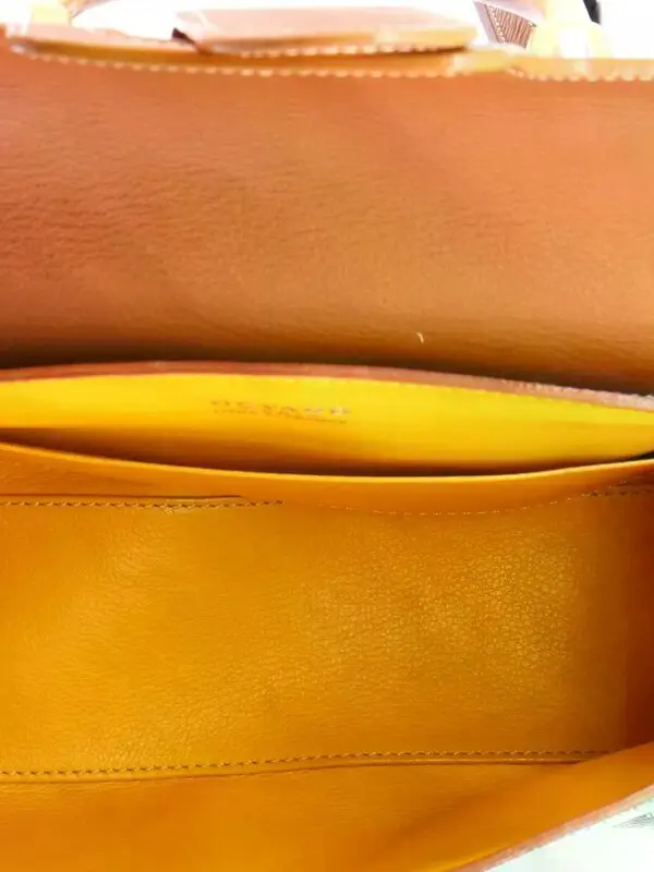 Goyard Saigon Top Handle Mini Shoulder Bag - Brown