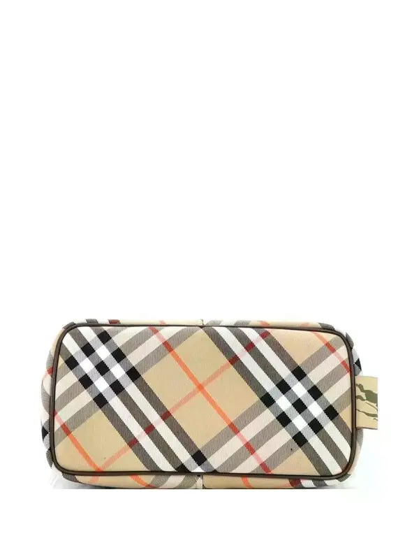 Burberry Vintage Check Canvas Small Hobo Bag