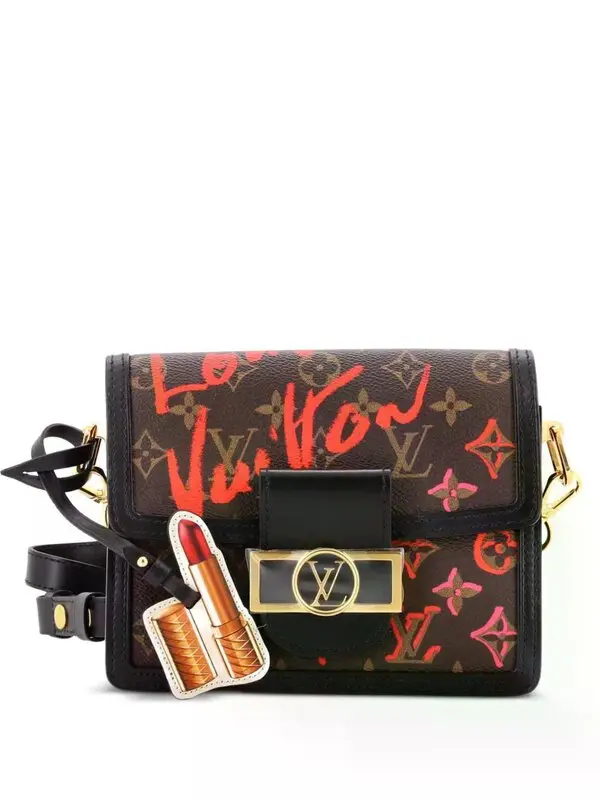 LOUIS VUITTON Dauphine Limited Edition Fall In Love Mini Crossbody Bag - Brown
