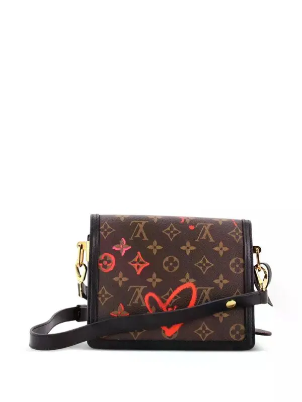 LOUIS VUITTON Dauphine Limited Edition Fall In Love Mini Crossbody Bag - Brown