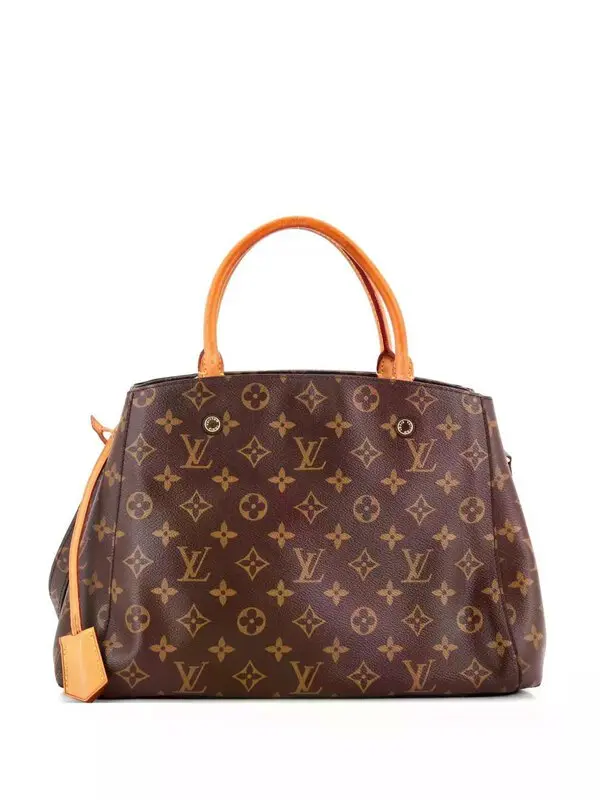 LOUIS VUITTON Montaigne Handbag Monogram Canvas Mm - Brown
