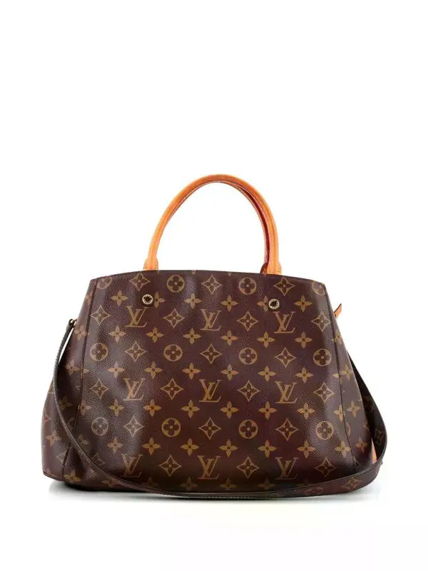 LOUIS VUITTON Montaigne Handbag Monogram Canvas Mm - Brown