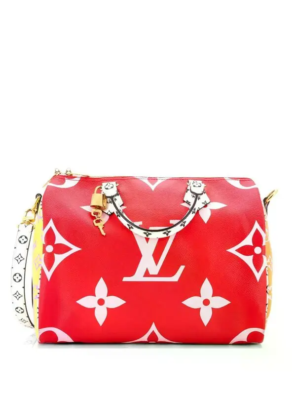 LOUIS VUITTON Speedy Bandouliere Bag Limited Edition Colored Monogram Giant 30 Satchel - Multicolour