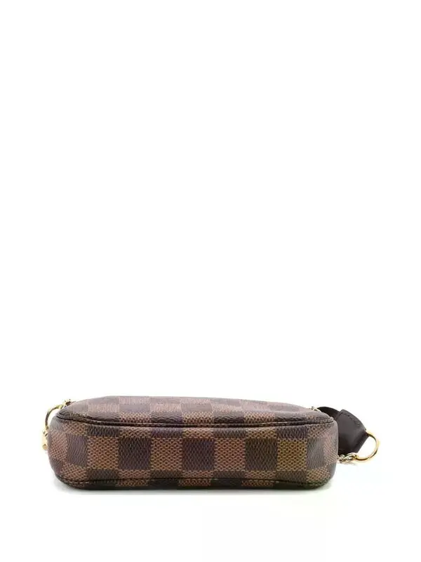 LOUIS VUITTON Pochette Accessoires Damier Mini Clutch - Brown