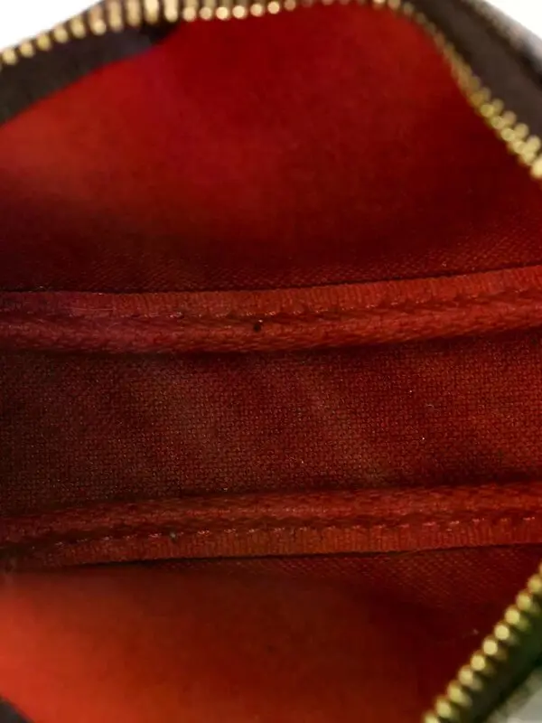LOUIS VUITTON Pochette Accessoires Damier Mini Clutch - Brown