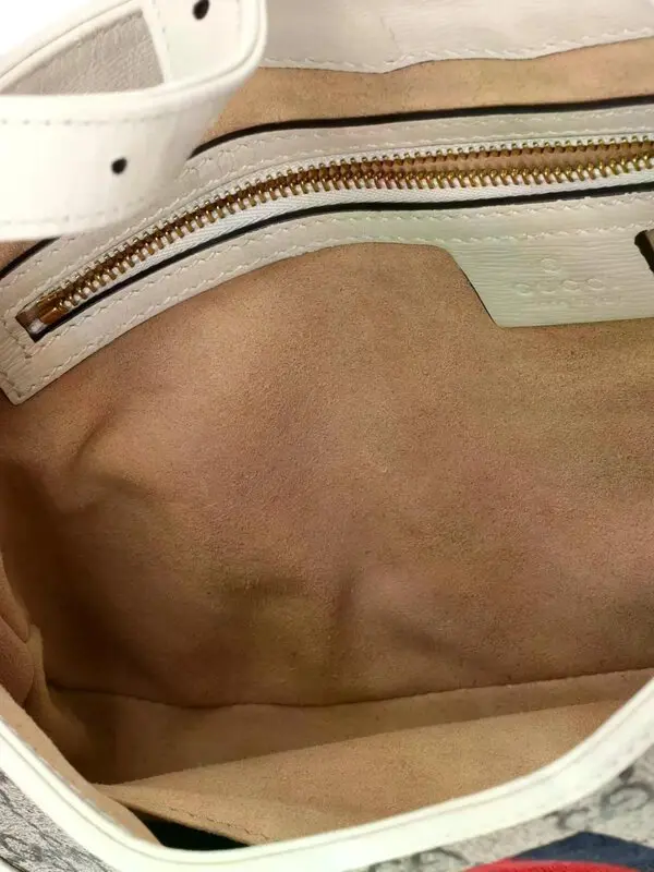 Gucci Jackie 1961 Gg Coated Canvas Small Hobo Bag - Brown