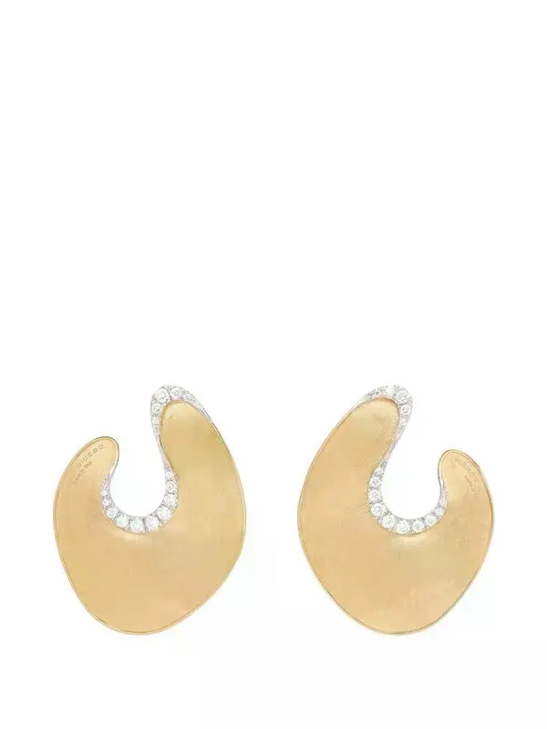 Marco Bicego Lunaria Diamond Earrings - Gold