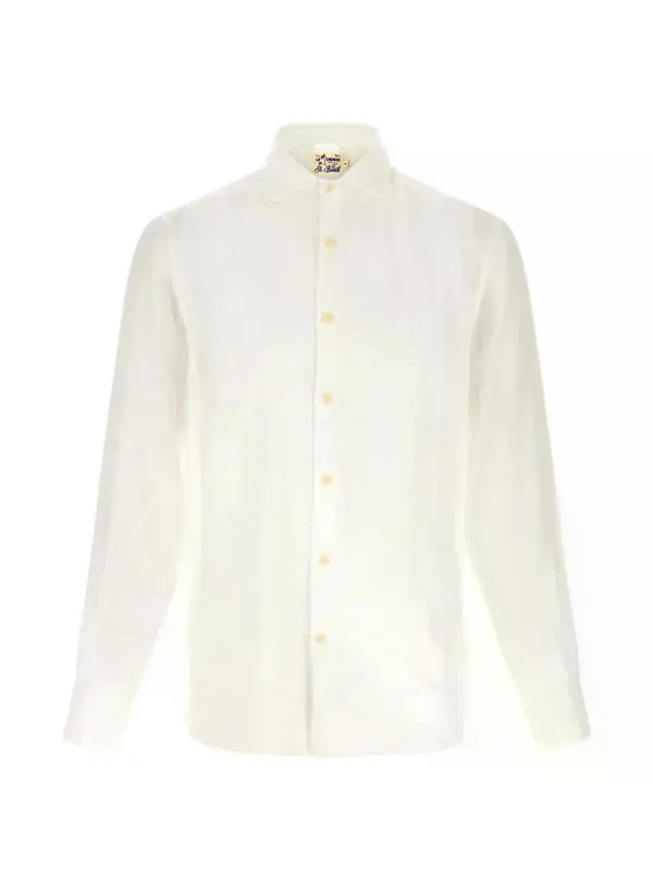 MC2 SAINT BARTH Pointed-collar Shirt - White