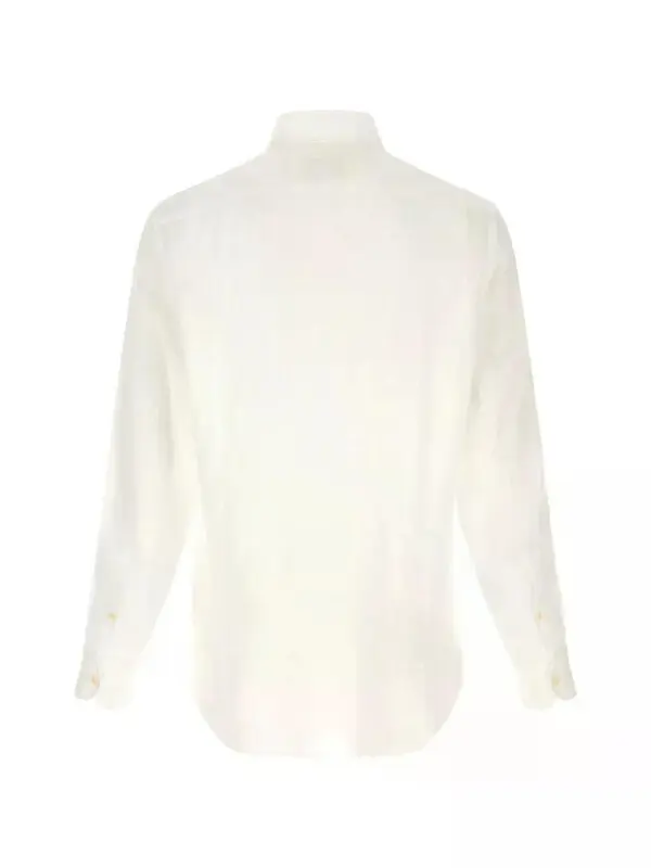 MC2 SAINT BARTH Pointed-collar Shirt - White