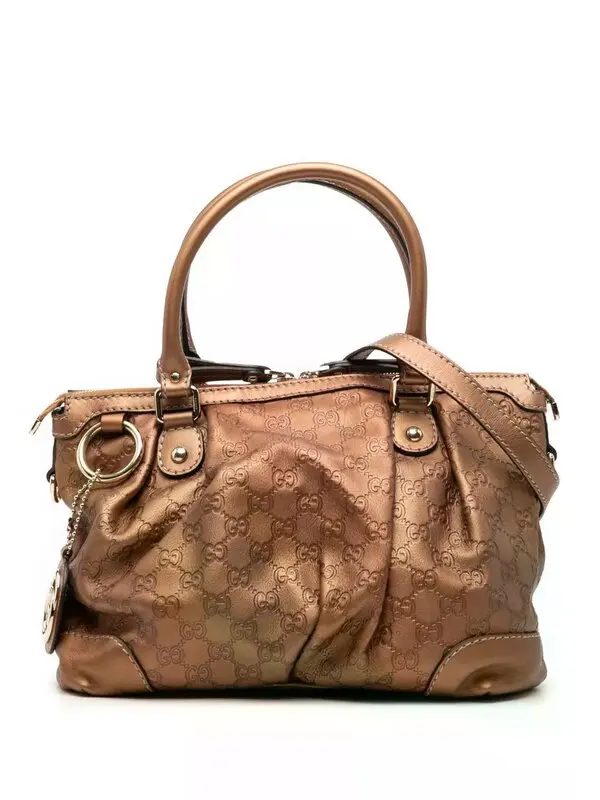 Gucci Sukey Satchel - Brown