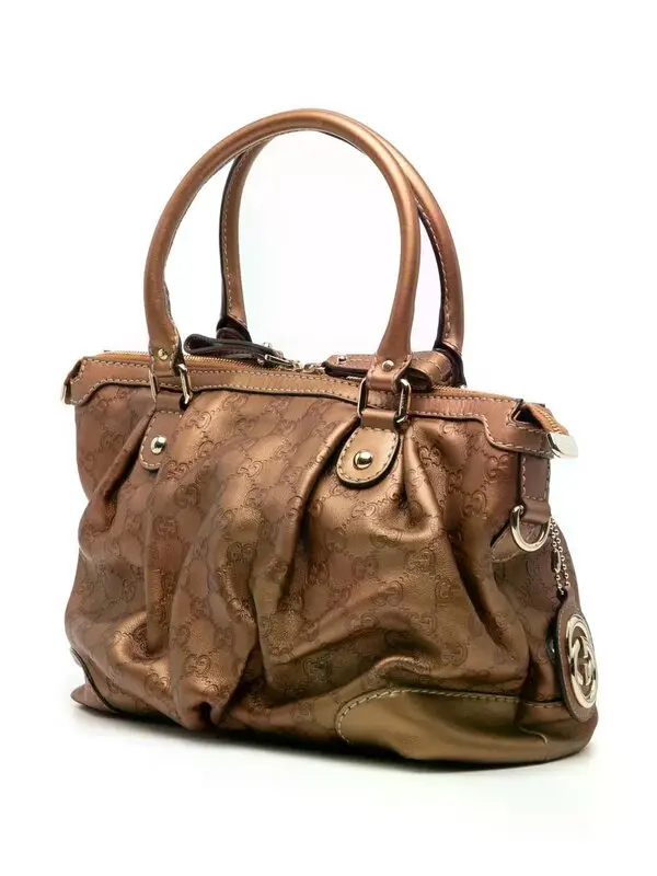 Gucci Sukey Satchel - Brown