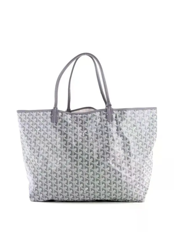 Goyard Saint Louis Coated Canvas Gm Tote Bag - Grey