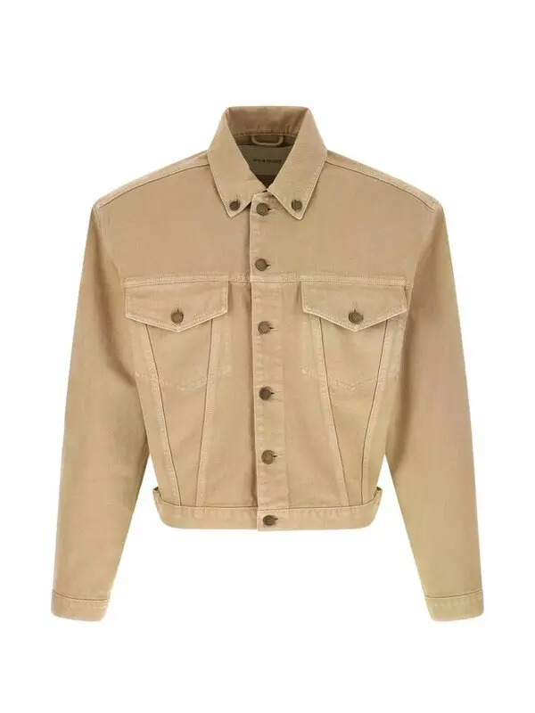 ENTIRE STUDIOS Flap-pocket Denim Jacket - Neutrals