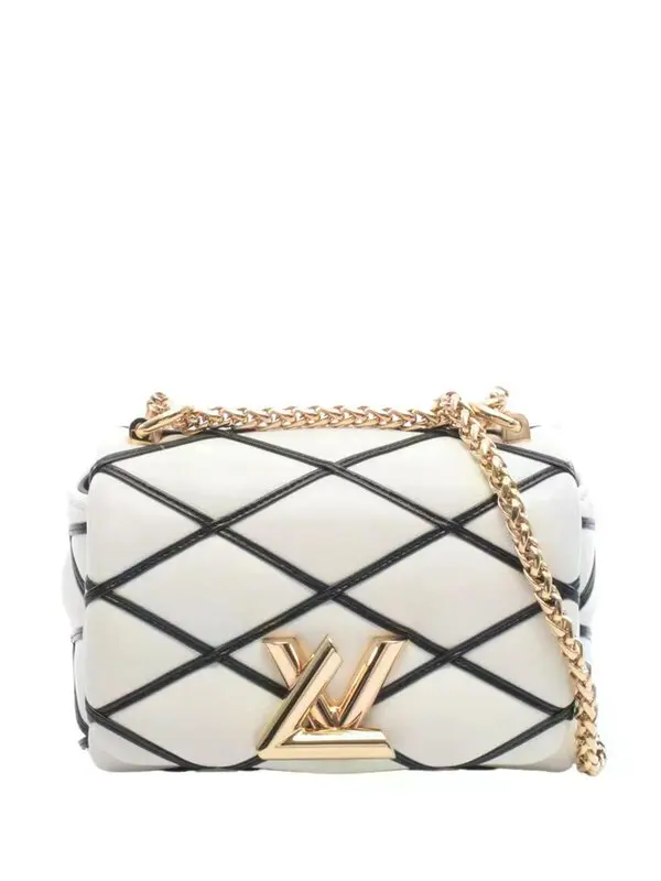 LOUIS VUITTON Go-14 Malletage Pm Shoulder Bag - White