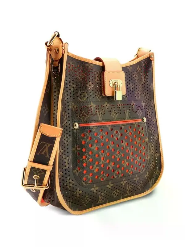 LOUIS VUITTON Musette Crossbody Bag Perforated Monogram Canvas
