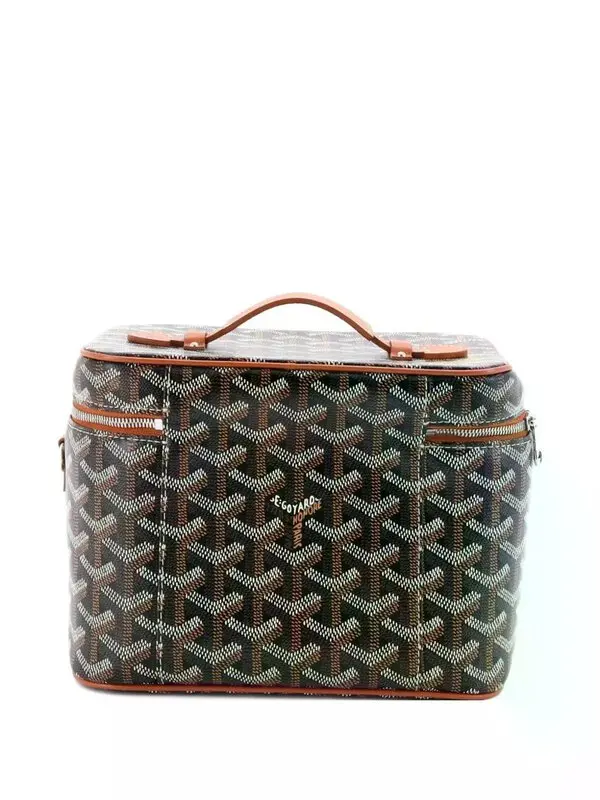 Goyard Muse Vanity Case Coated Canvas Pouch - Black